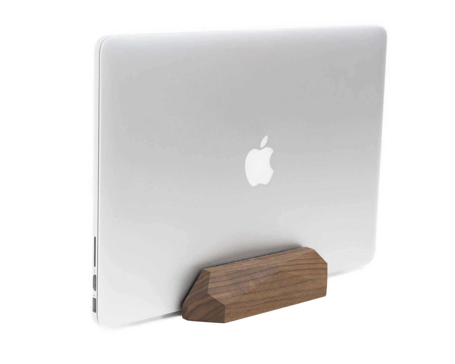 Wooden Laptop Stand - Walnut - Wooden Amsterdam