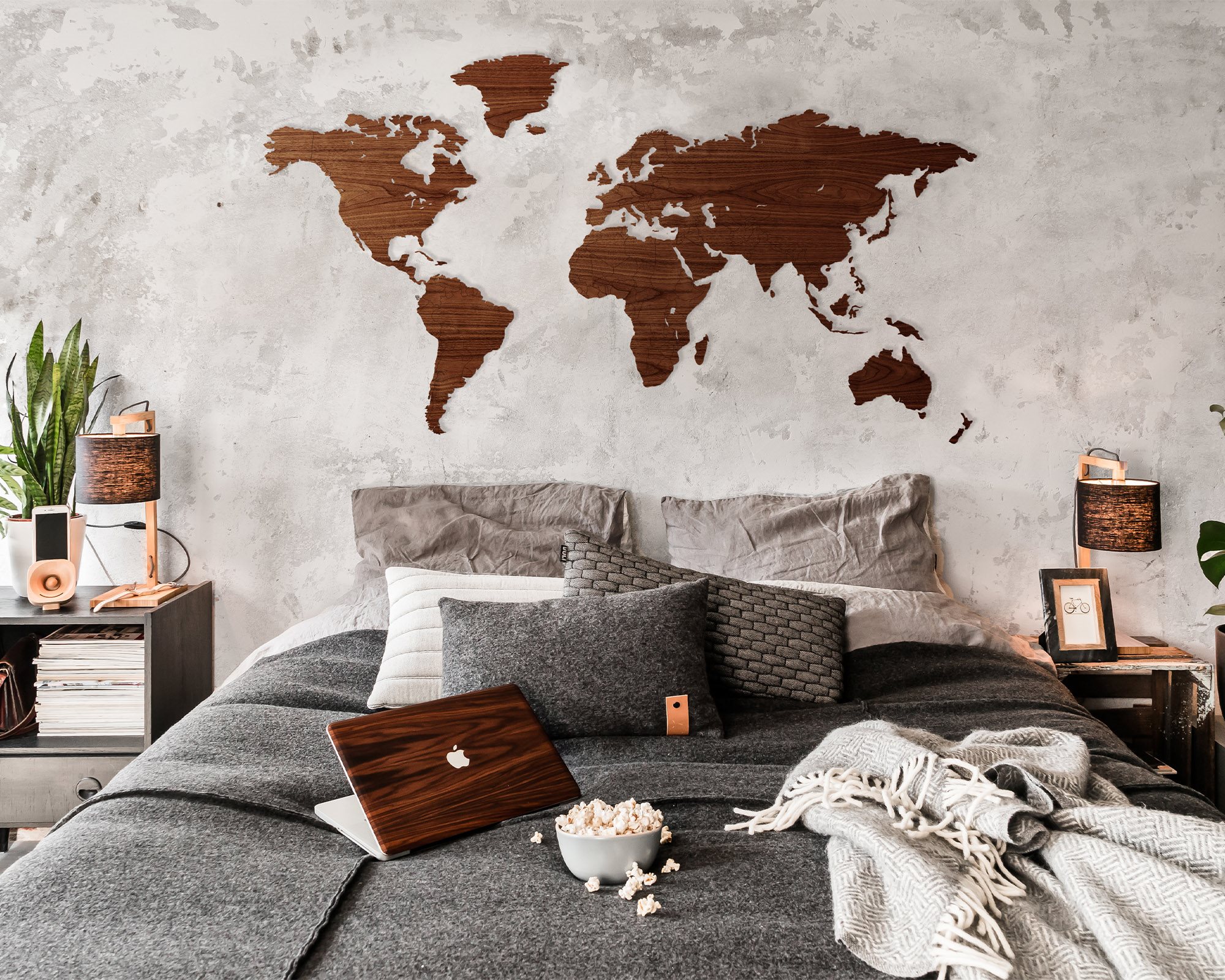 World Map Pinpoints | Wooden Amsterdam