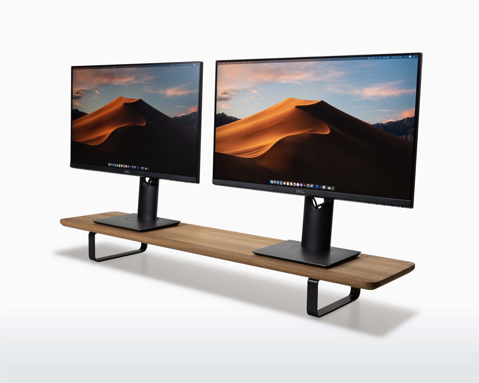 Dual Monitor Standaard | Beeldschermverhoger | Bestel nu bij Wooden ...