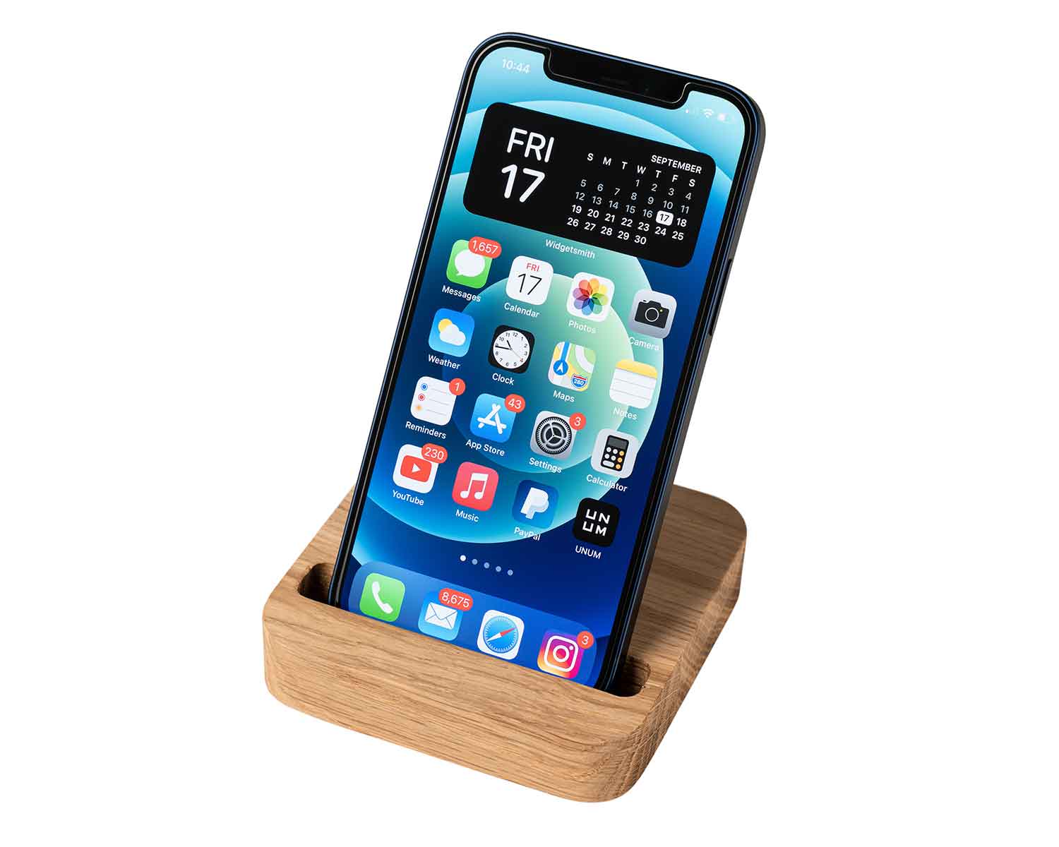 Phone Stand - OakyBlocks - Oak - Wooden Amsterdam