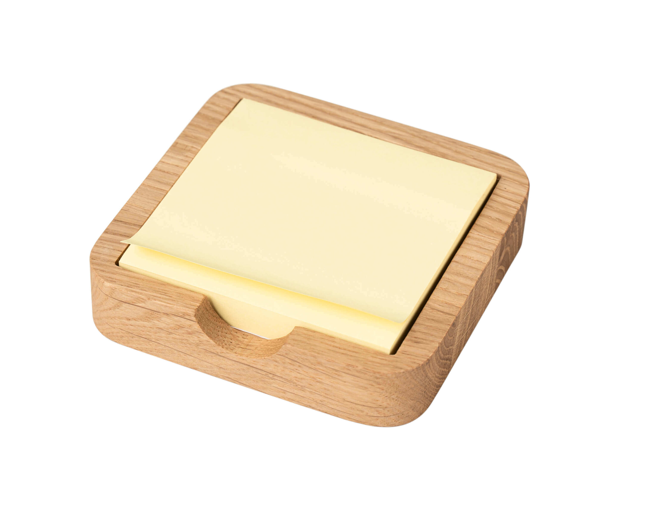 Sticky Notes Holder - OakyBlocks - Oak - Wooden Amsterdam