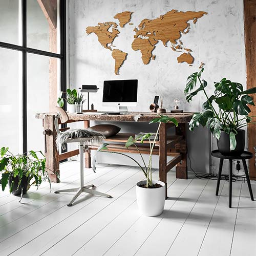 6 easy ways to make your office feel like home - Wooden Amsterdam