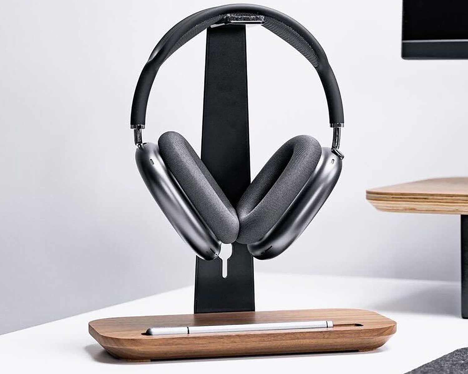 Wooden Headphone Stand
