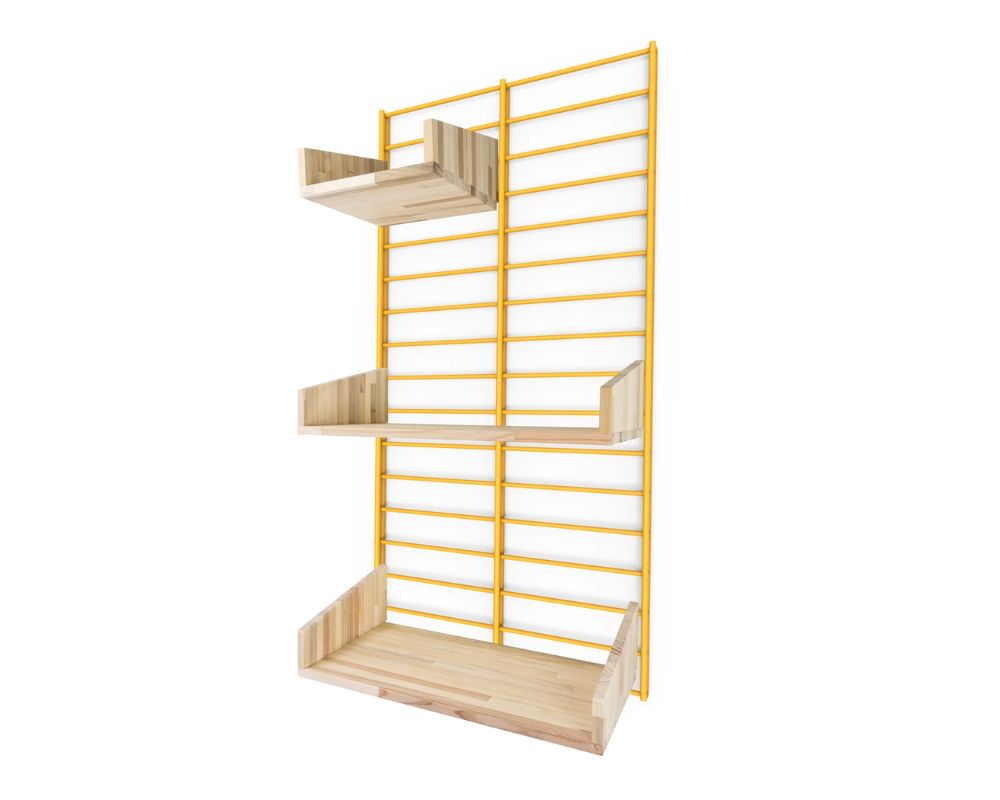 FENCY Decorative Wall Shelving - (80 x 40 cm) - Wooden Amsterdam