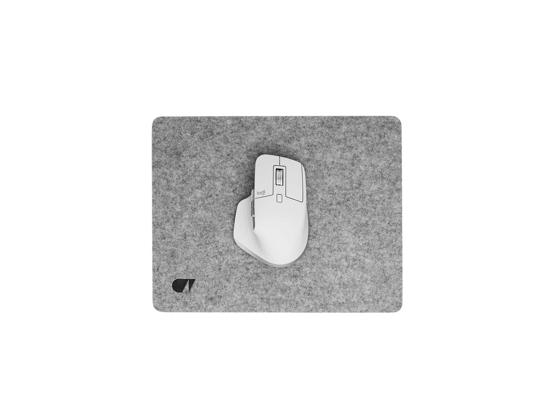 Felt & Cork Mouse Pad - Grey - Wooden Amsterdam