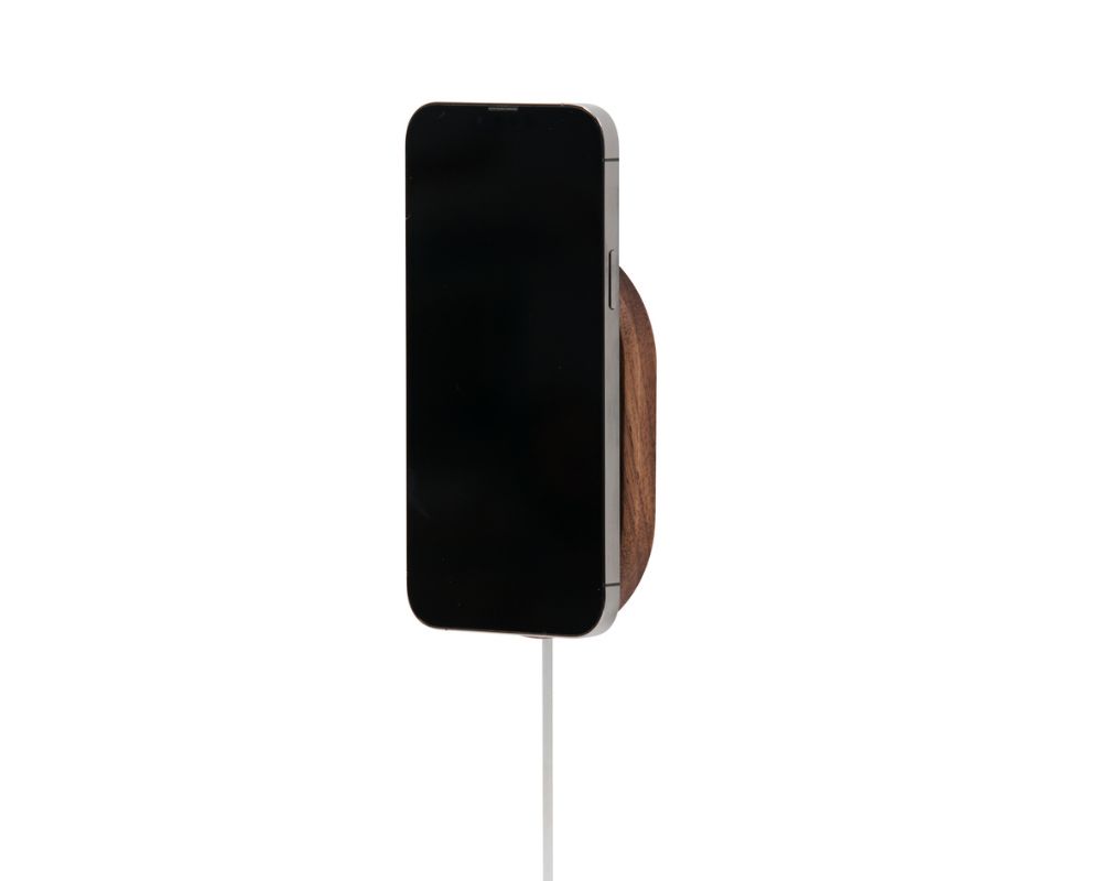 MagSafe iPhone Wall Mount - Walnut - Wooden Amsterdam