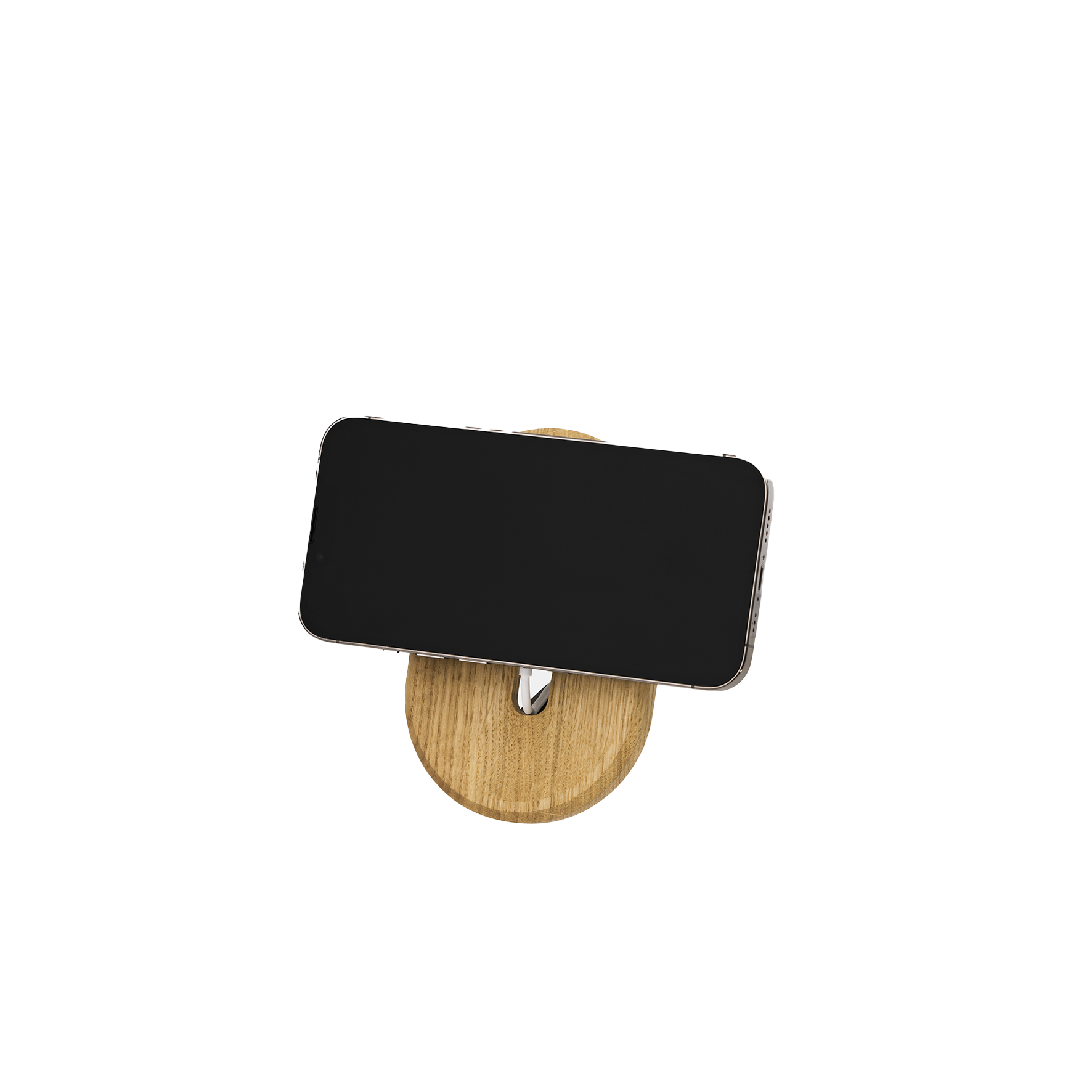 MagSafe iPhone Desk Shelf Mount - Oak - Wooden Amsterdam