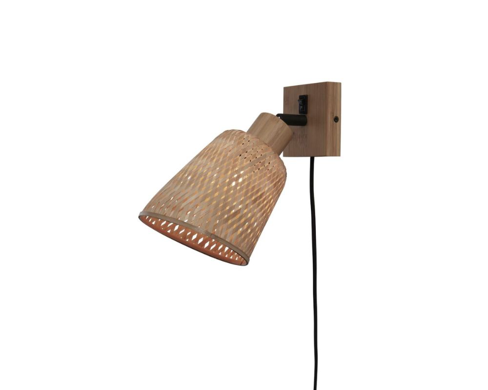 Wall Lamp - JAVA - Bamboo - Wooden Amsterdam