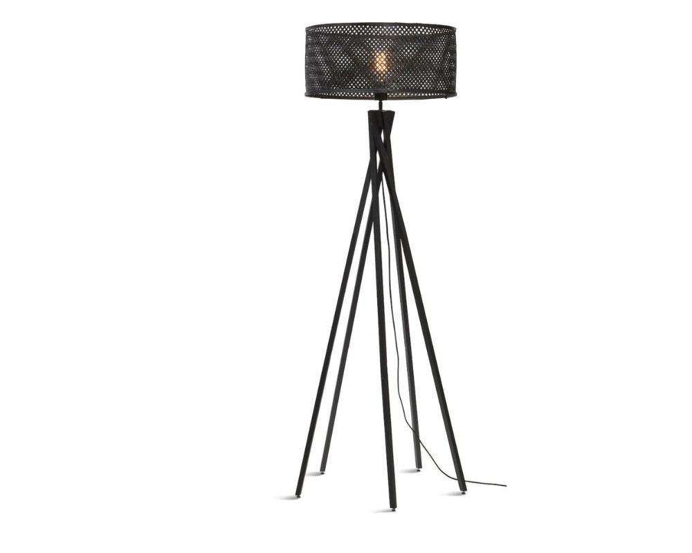 Floor Lamp - JAVA - 5-Legs - Bamboo - Wooden Amsterdam