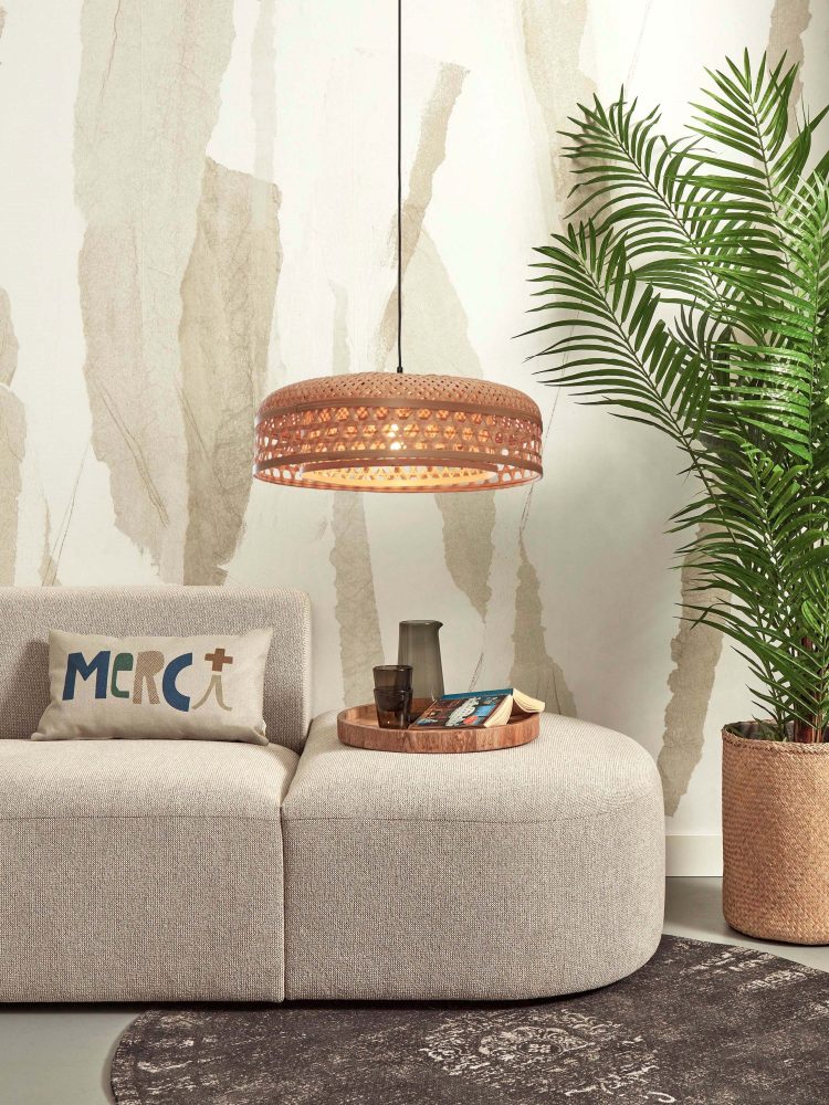 Hanging Lamp - UBUD - Double Shades | Wooden Amsterdam