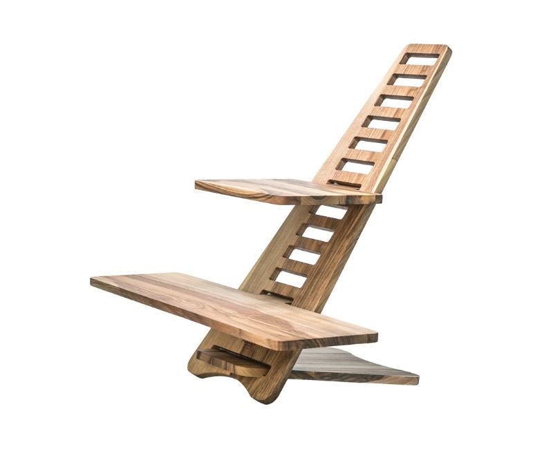 Ergonomic Stand-up Desk - Wooden Amsterdam