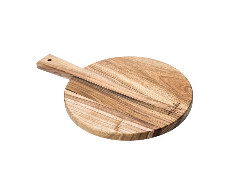 Round Pizza Serving Board | European Walnut | Shop now